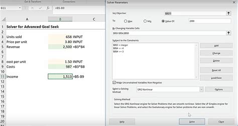 Image result for Data Solver Excel