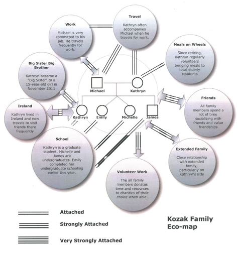 Image result for Ecomap Example with Key