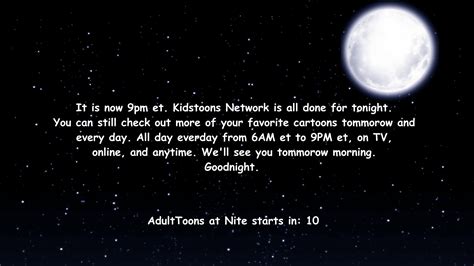 Image result for Cartoon Network Sign Off Good Night