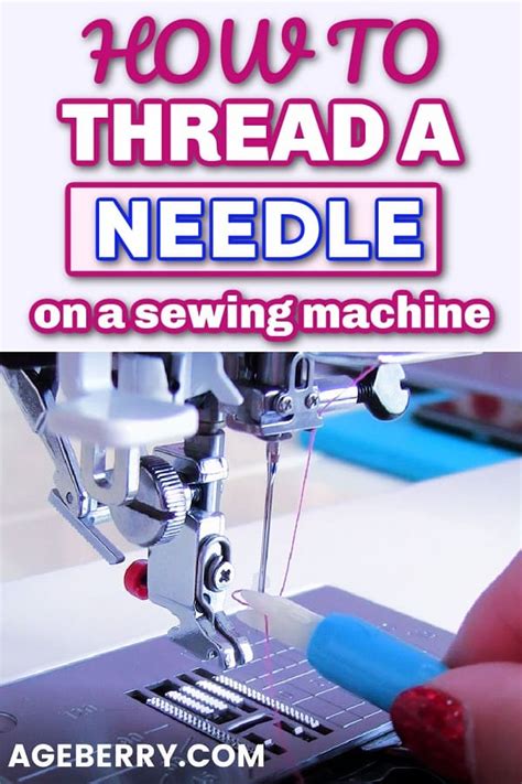 Image result for Threading a Sewing Machine Needle