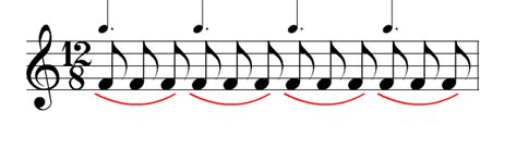 Image result for How to Read in Compound Meter