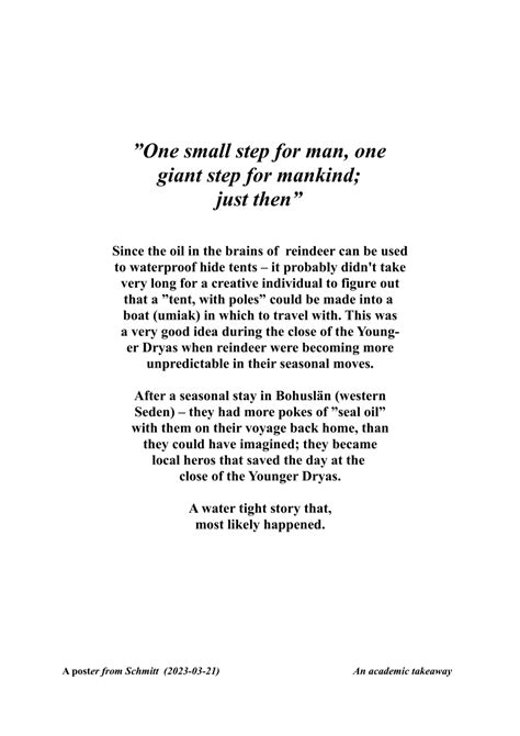 Image result for One Small Step for Man Quote