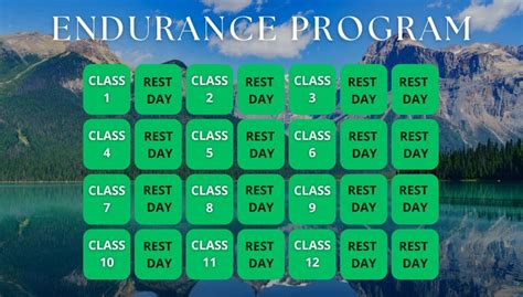 Image result for 4 Week Endurance Training Program