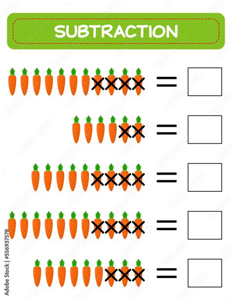 Image result for Subtraction Example