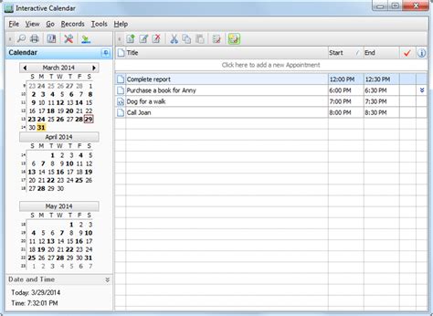 Image result for Interactive Calendar Excel