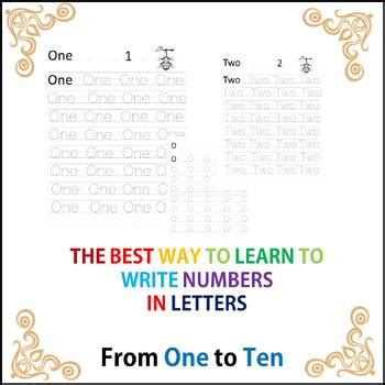 Image result for Learning to Write Numbers and Letters