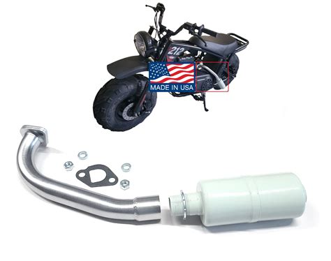 Image result for Mini Bike Header Muffler