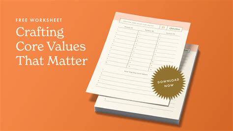 Image result for Core Values Triangle Sheet