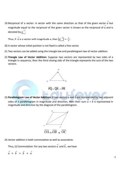 Image result for Class 12 Vectors Notes