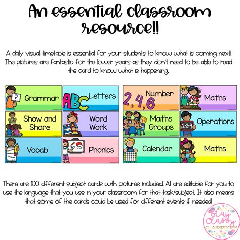 Image result for Maths Visual Timetable