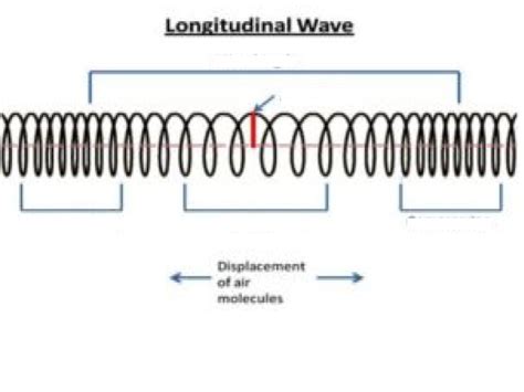 Image result for Longitudinal Wave Diagram Labeled