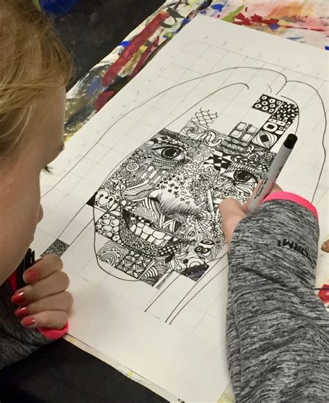 Image result for Chuck Close Grid Method