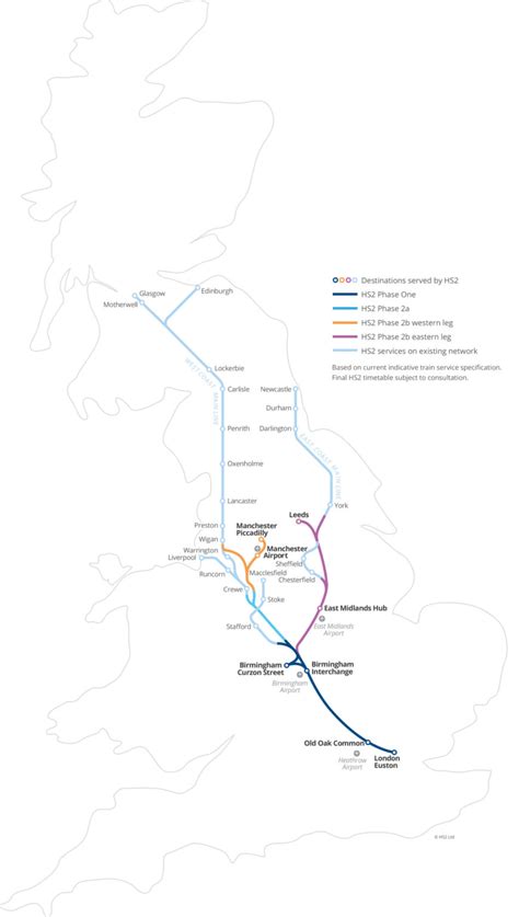 Image result for HS2 Map