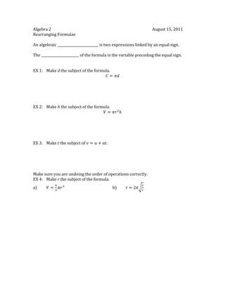 Image result for Rearranging Formula Triangle