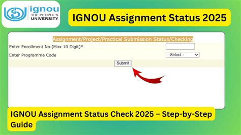 Image result for IGNOU Assignment Upload Check 2025