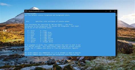Image result for Cmd Color Command