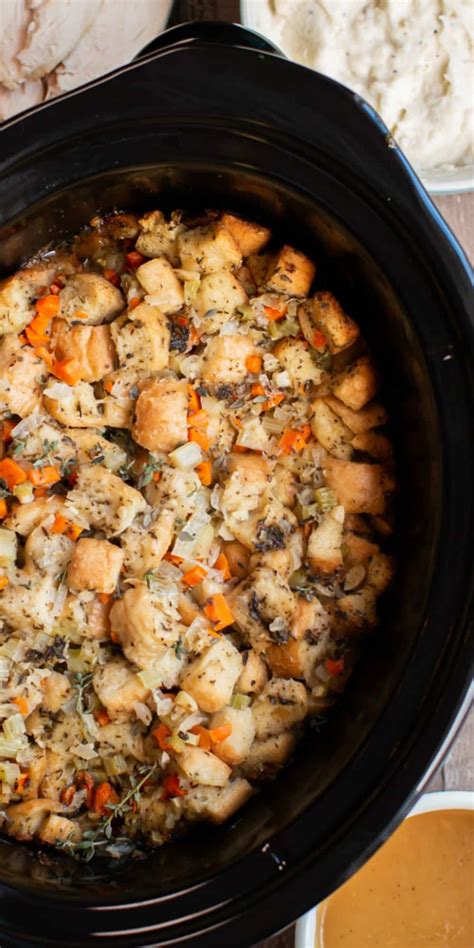 Image result for Cooking Stuffing in Slow Cooker