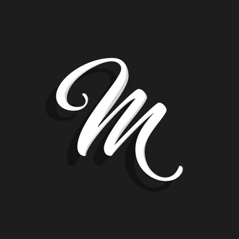 Image result for Fancy Script Letter M