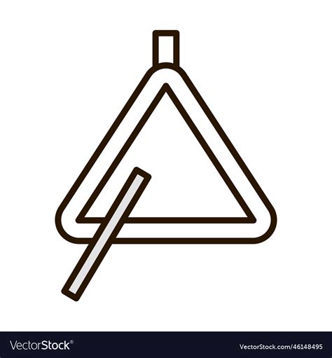 Image result for Triangle Instrument Line Drawing