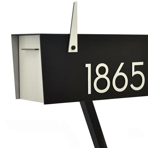 Image result for Reflective Metal Mailbox Numbers