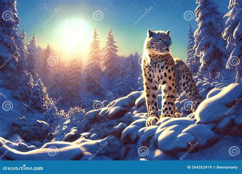 Image result for Snow Leopard Front View