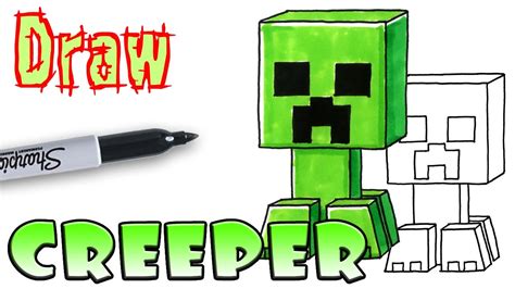 Image result for Draw Minecraft Creeper