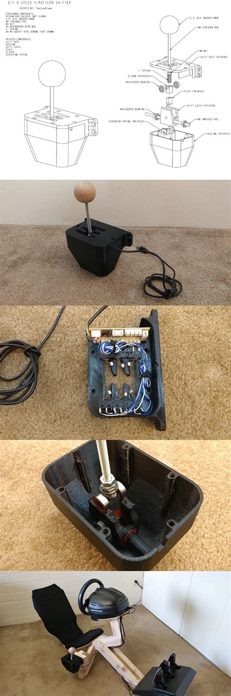 Image result for Sim Racing H Pattern Shifter