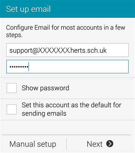 Image result for Android 365 Email Setup