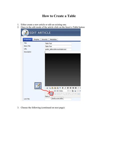 Image result for Create a Table