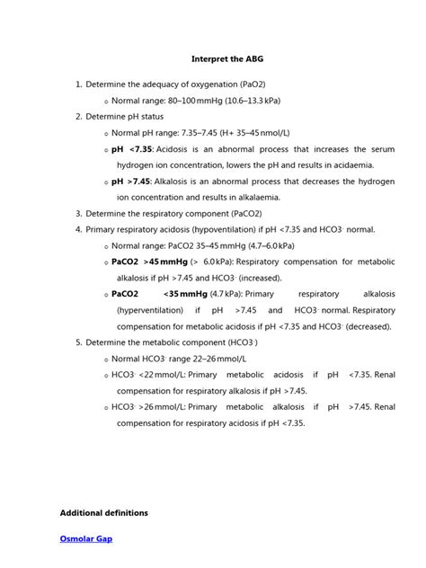 Image result for ABG Interpretation Guide