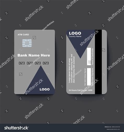 Image result for Layout Design ATM Card