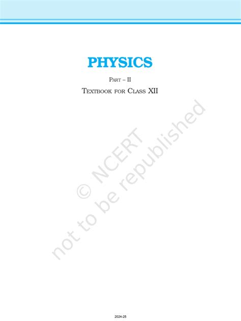 Image result for NCERT Physics Lesson Name