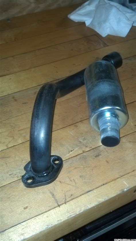 Image result for Mini Bike Header Muffler