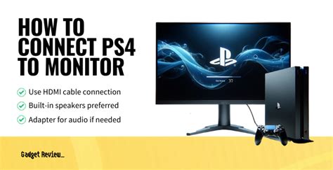 Image result for How to Connect PS4 to Computer Monitor