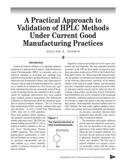 Image result for HPLC Method Validation Protocol