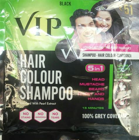 Image result for Using VIP Shampoo Hair Color