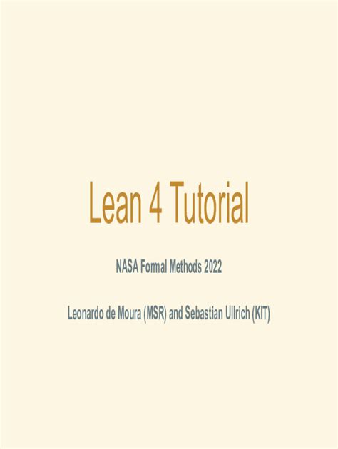 Image result for Lean Tutorial