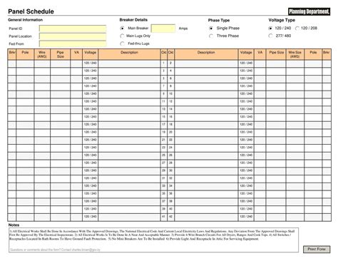 Image result for Electrical Panel Schedule