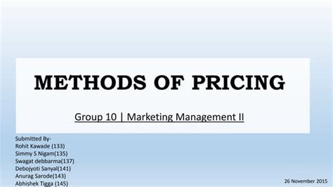 Image result for Pricing Methods