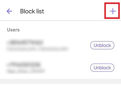 Image result for Viber Block Sign