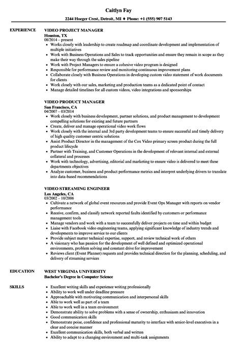 Image result for Video Resume Sample