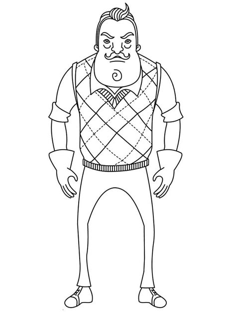 Image result for Hello Neighbor Coloring Book