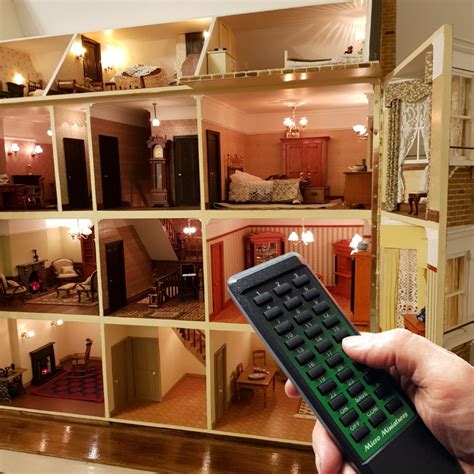 Image result for Remote Control LED Lighting for Doll House