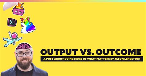 Image result for Output vs Outcome