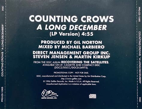 Image result for Counting Crows a Long December
