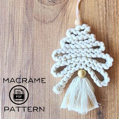 Image result for Macrame Christmas Tree Pattern