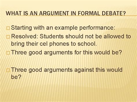 Image result for Example of Debate Claim