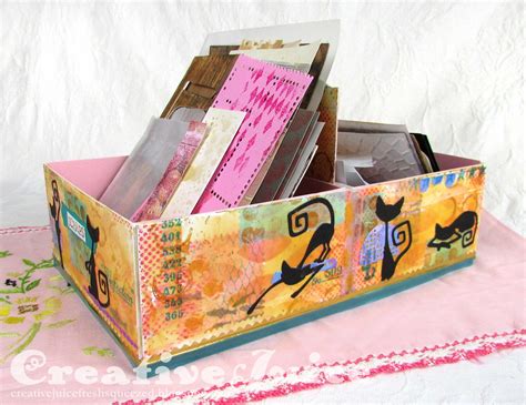 Image result for DIY Storage Boxes Using Scrapbook