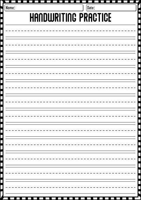 Image result for Handwriting Practice Paper Free Printable