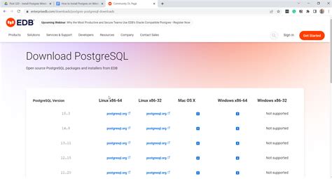 Image result for How to Install EDB Postgres in Windows 11